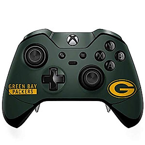 Skinit Decal Gaming Skin Compatible with Xbox One Elite Controller - Officially Licensed NFL Green Bay Packers Green Performance Series Design