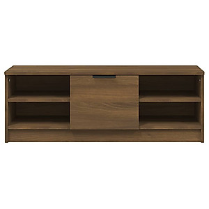 GaRcan TV Cabinet Living Room Sideboard Entertainment Centre TV Console Media Unit HiFi Cabinet with Shelf Grey Sonoma Engineered Wood (Brown Oak)
