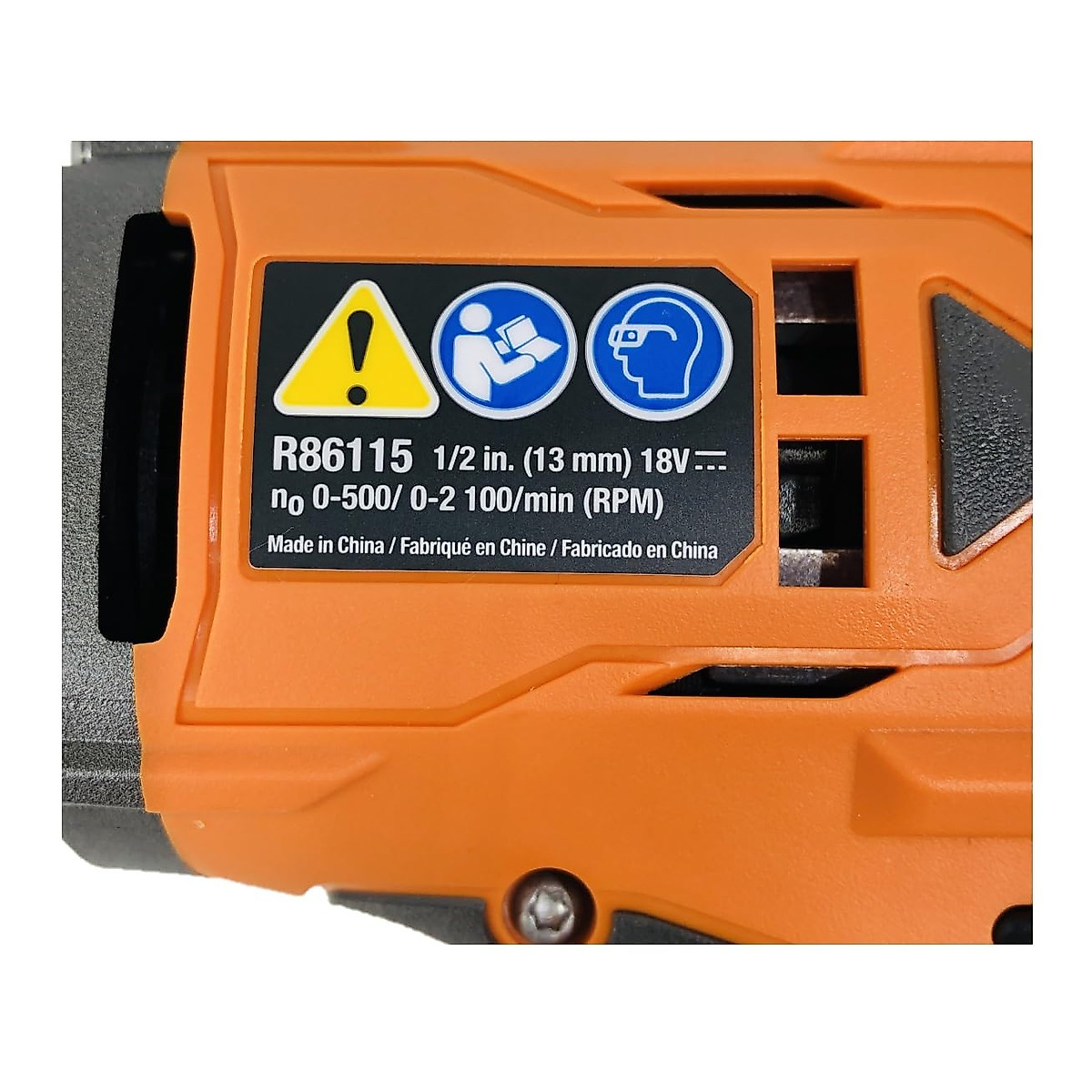 RIDGID 18V Brushless Cordless 1/2 in. Hammer Drill/Driver R86115 (Tool Only) Bulk Packaged