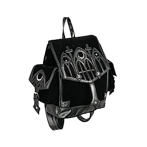 Restyle Stained Glass Cathedral Backpack Gothic Studded Moon Alternative Punk