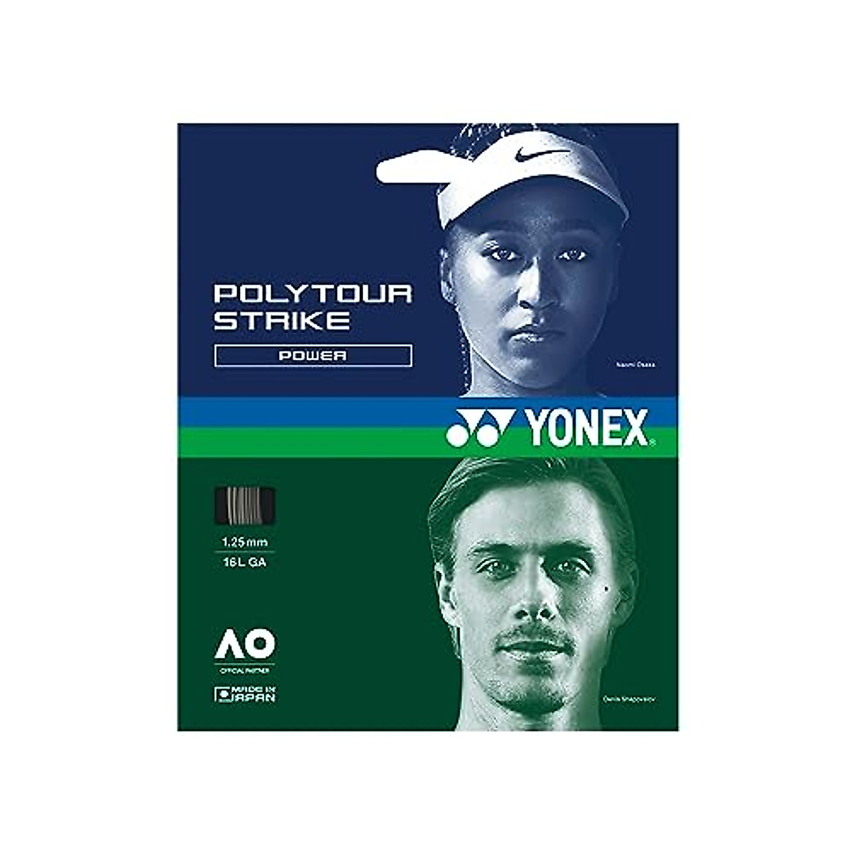 YONEX Poly Tour Strike Tennis String Black