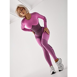 Bona Fide Premium Quality High Waist Seamless Leggings for Women - Workout Butt Lifting Leggings with Tummy Control for Gym, Yoga