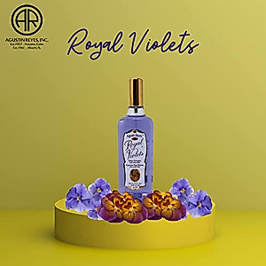 Royal Violets Baby Cologne with Aloe Vera for Baby Sensitive Skin, Relaxing Aroma, 7.6 Fl Oz, bottle