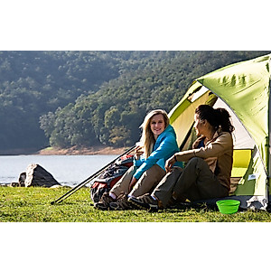 Ecoart Silicone Expandable Collapsible Bowl for Travel Camping Hiking (Green(S))