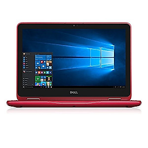 Dell i3185-A982RED 2018 Newest Inspiron 3000 11.6" 2-in-1 Touchscreen Laptop/Tablet PC, 7th Gen AMD A6-9220e 2.5GHz Processor