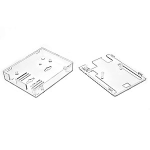 Gikfun UNO R3 R4 Case Transparent Clear Computer Box Compatible with Arduino UNO R3 R4 EK1655