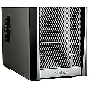 Antec Gaming Series Three Hundred Two Mid-Tower PC/Gaming Computer Case with 9 Tool-Less Drive Bays, 2 SSD, 120/140mm Fans x 2 Pre-Installed, 4 Fan Mounts for ATX, M-ATX and Mini-ITX,Black