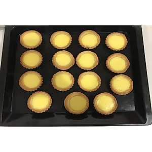 Xstronq Egg Tart Molds 32Pack Tart Pan 2.75inch, Mini Tart Tins Aluminium Mini Tart Pans for Baking (32Pack-2.75inch)