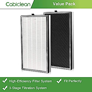 1 Set 112 H13 True HEPA Replacement Filter Compatible for 112 V2.0 Air Purifie-r, 3-in-1 True HEPA Activated Carbon Filter