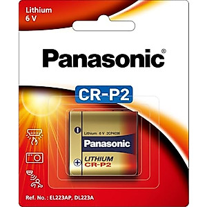 Panasonic Lithium 6V Photo Power Battery CR-P2 CRP2