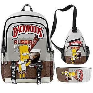 FEIRUIJI Backwoods Backpack Backwoods Travel Backpack Lightweight Large Capacity Backpacks Set for men women