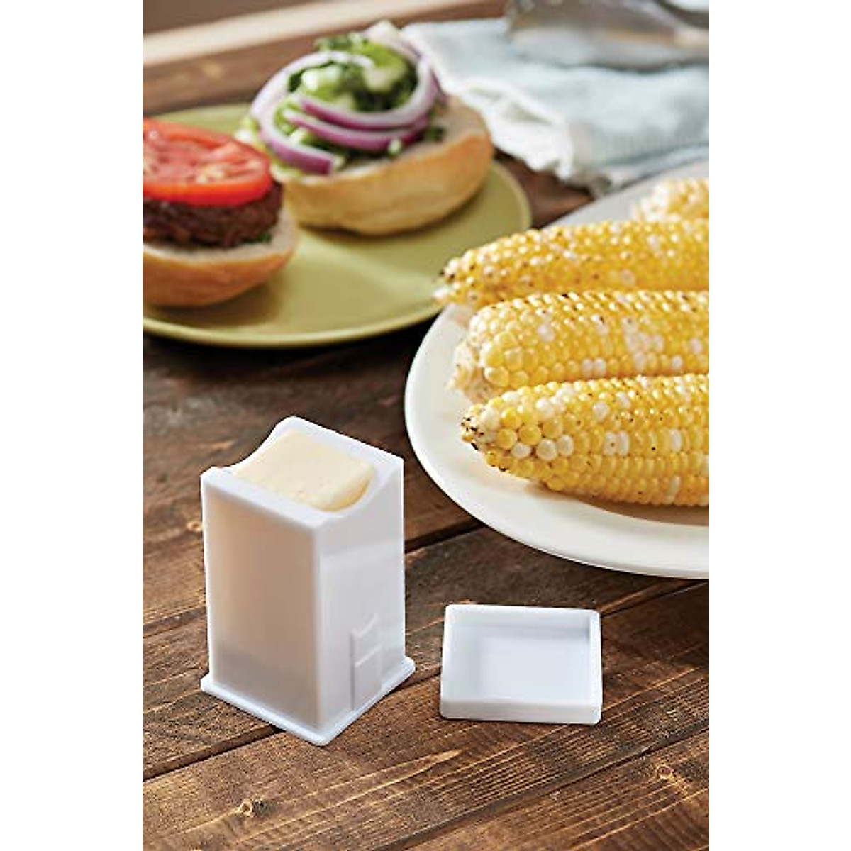 Fox Run Butter Spreader with Built-In Cover, Plastic