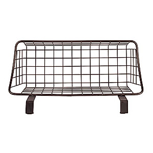 Spectrum Diversified Grid Storage Basket, Over the Cabinet Door, Small, Bronze