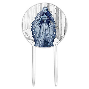Acrylic Corpse Bride Bride Cake Topper Party Decoration for Wedding Anniversary Birthday Graduation