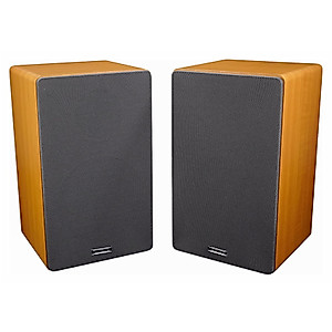 Rockville (2) RockShelf 68C 400w Wood 6.5"" Home Theater Bookshelf Speakers/8 Ohm, ROCKSHELF 68C V2