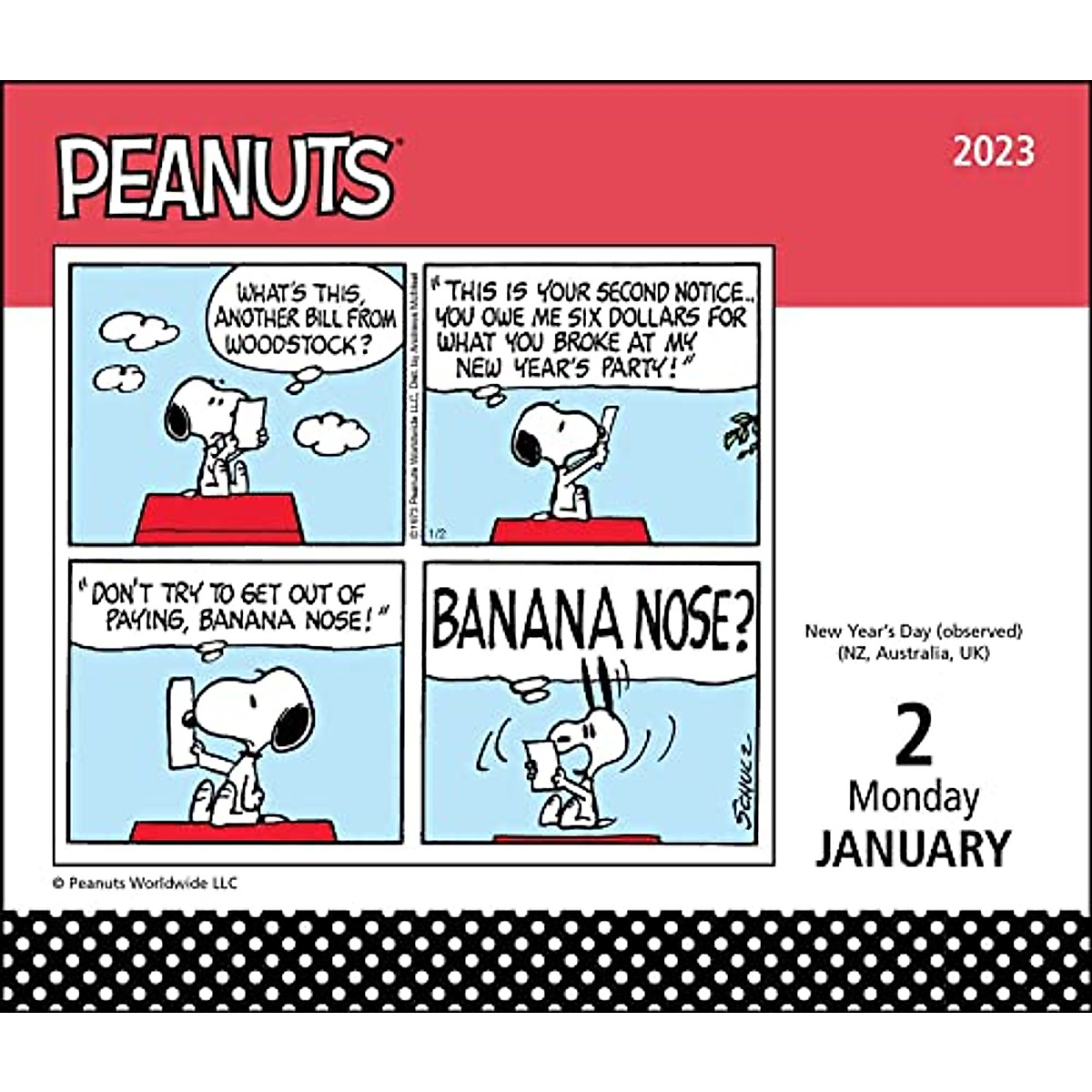 Peanuts 2023 Day-to-Day Calendar