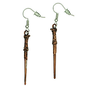 Harry Potter Earrings For Women 3 Pack Deathly Hallows, Lightning Scar, Harry Potter Wand