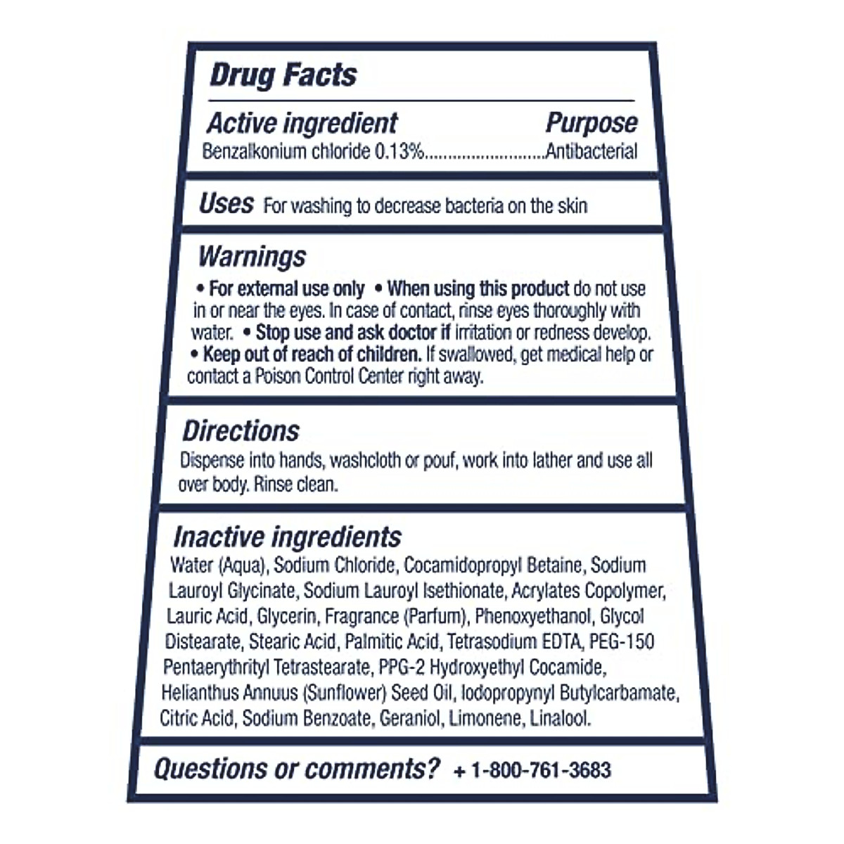 Dove Body Wash Care & Protect Antibacterial 4 Count For All Skin Types Protects from Dryness 20 Fl oz (Pack of 4) (Packaging may vary)