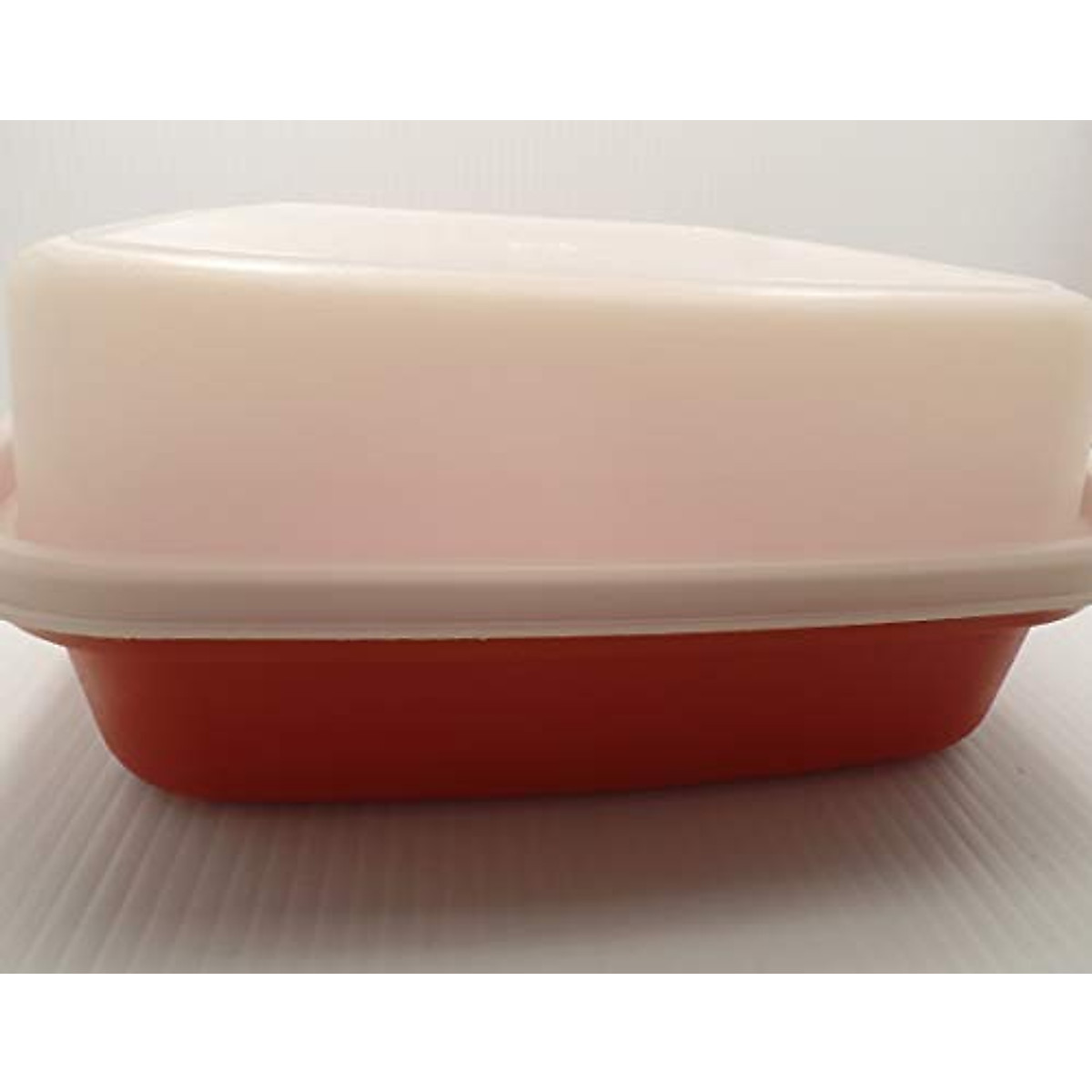 Vintage Tupperware Season Serve Marinade Keeper Container ~ Paprika