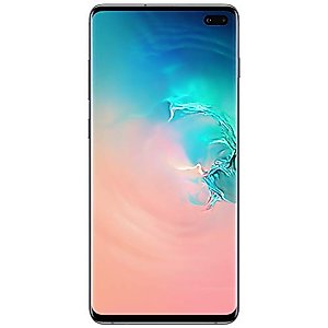 Samsung Galaxy S10+ Factory Unlocked Android Cell Phone | US Version | 512GB of Storage | Fingerprint ID and Facial Recognition | Long-Lasting Battery | Ceramic White