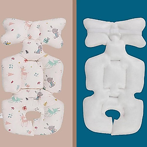 SEADEAR Winter Warm Stroller Seat Liners Baby Seat Pad Liner For Stroller Soft And Breathable Car High Chair Cushion Universal Baby Stroller Cushion