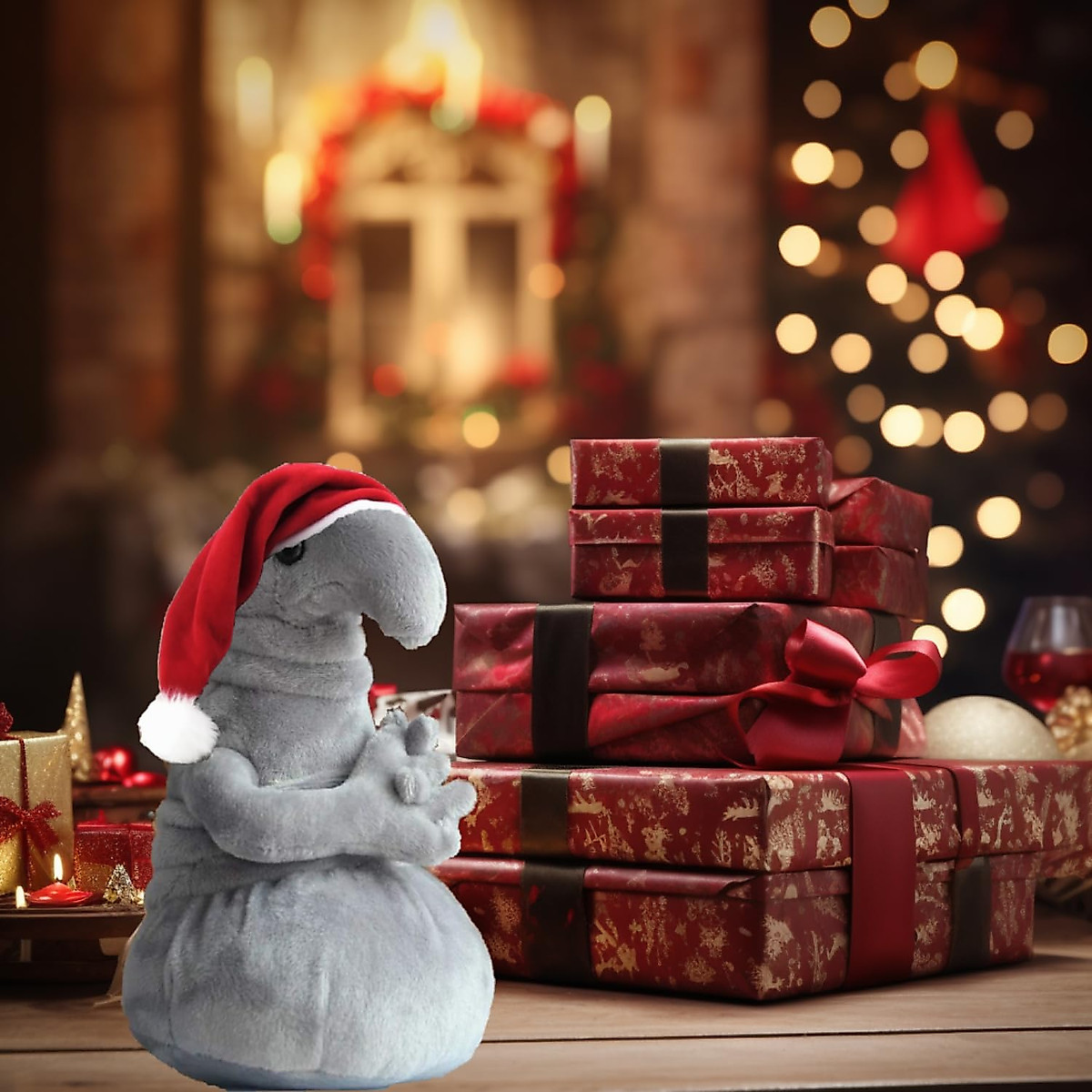 Vercico Zhdun Meme Plush Toys Weird Stuff Plushies Stuffed Animals for Boys Weird Gifts Homunculus Loxodontus 20cm