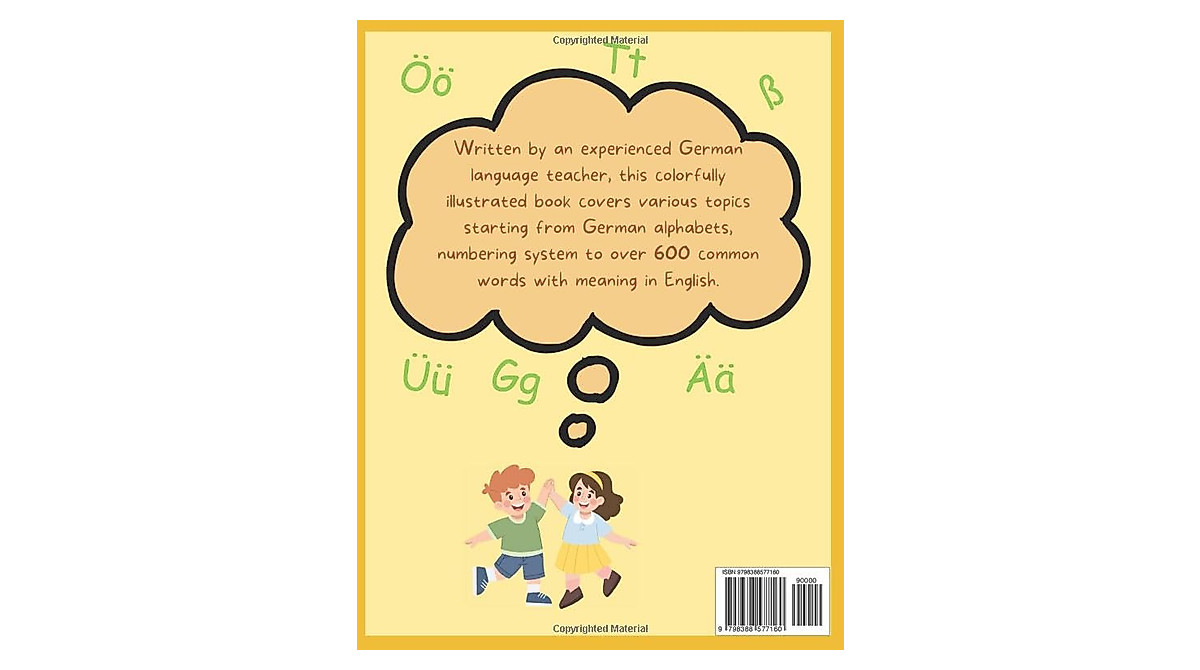 Learn German Easily: Kids Picture Book with 600+ Words
