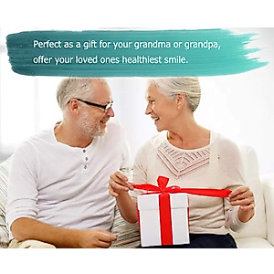 Alsunny Stiffness, Hard Denture Brush Toothbrush with Premium Carrying Case for Denture Care,Denture Double Sided Brush Cleaning False Teeth(2 Pack)