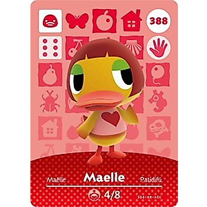 Maelle - Nintendo Animal Crossing Happy Home Designer Series 4 Amiibo Card - 388