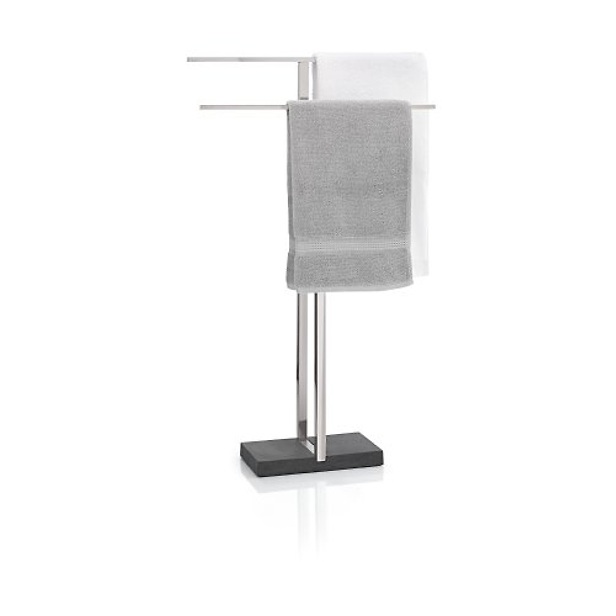 Towel Butler Polystone Base (Stainless Steel) (34"H x 19.75"W x 6.3"D)