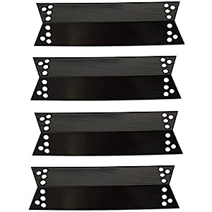 Hongso 15 Inches Porcelain Steel Grill Heat Plates for Charbroil 463411911, 463411512, Kenmore Sears, K-Mart, Nexgrill, Tera Gear Model Grills, 4-Pack PPZ681