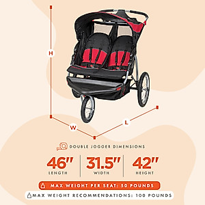 Baby Trend Expedition® Double Jogger, Cantennial