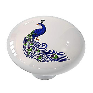 Gotham Decor Elegant Peacock Drawer/Cabinet Knob