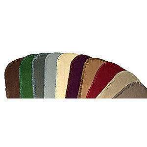 1 Ply Solid Flannel 8x8 Inches Set of 10 Earth Tone Edging