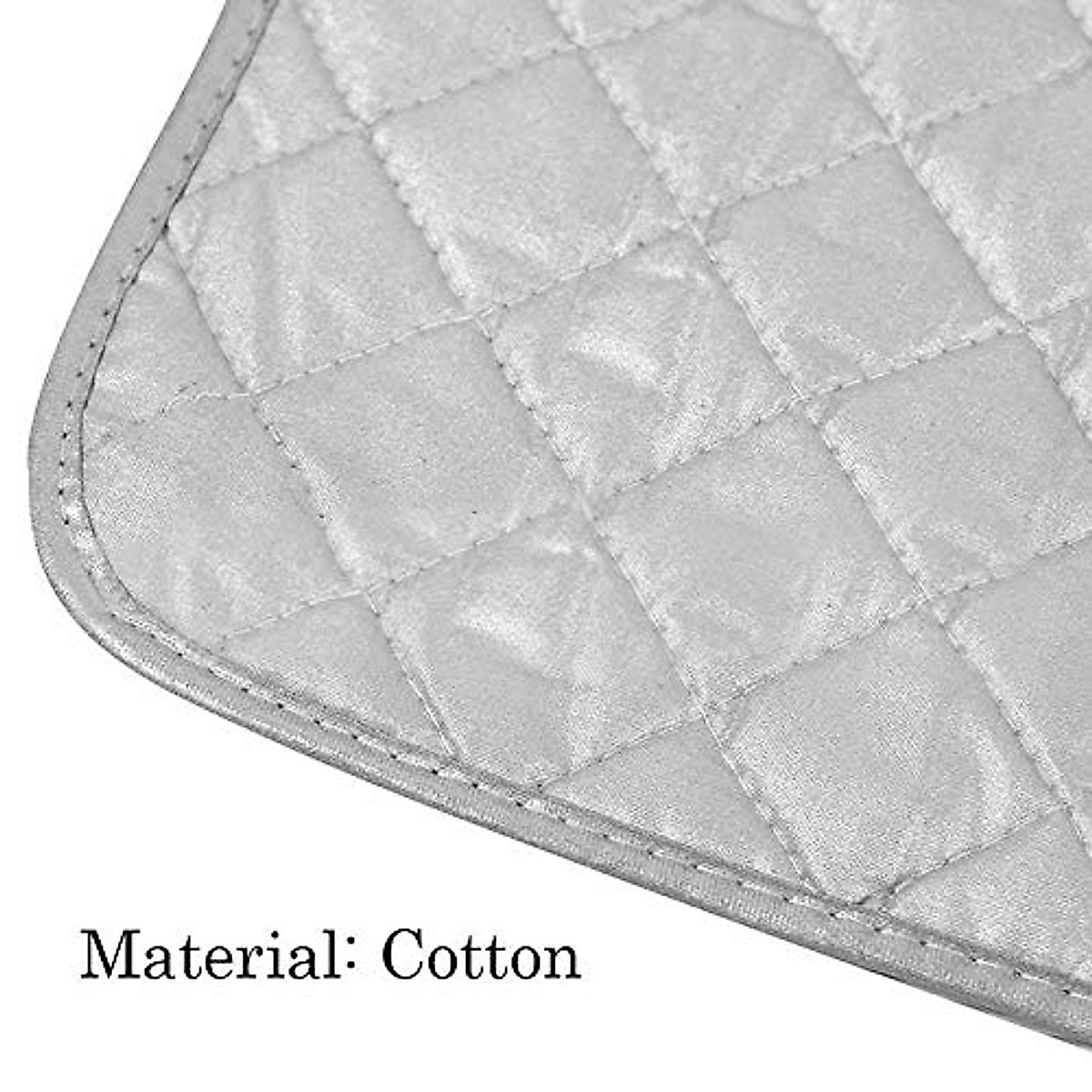Ironing PadMat Iron Anywhere Portable Travel Ironing Blanket100%Cotton Quilted Protect Surfaces Weighted Corners Cover for Washer Dryer Table Top Countertop Small Ironing Board 18" x 31