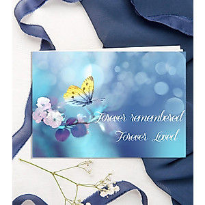 Sympathy Cards with Envelopes and Stickers, 30 Unique Designs with Messages Inside, Large 5x7 Inch Folded Condolence Cards, Thick Cardstock in a Sturdy Box