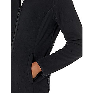 Amazon Essentials Women's Classic-Fit Full-Zip Polar Soft Fleece Jacket (Available in Plus Size), Black, Small