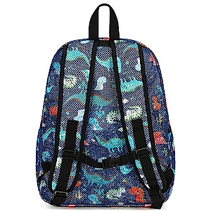 CAMTOP Mesh Backpack Kids Boys Girls Bookbag See Through Preschool Backpacks Casual Daypack for School Beach Travel Swim(Age 3-8 Years)