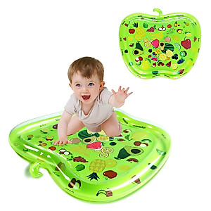 SUNSHINE-MALL Infant Toys Water mat, Tummy time Baby Toys, Inflatable Play Mat Water Cushion Baby Toys, Fun Early Development Activity Play Center for Newborn (80 x 76 cm)