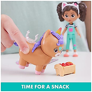 Gabby's Dollhouse, Gabby Girl and Kico the Kittycorn Toy Figures Pack, with Accessories and Surprise Kids Toys for Ages 3 and up