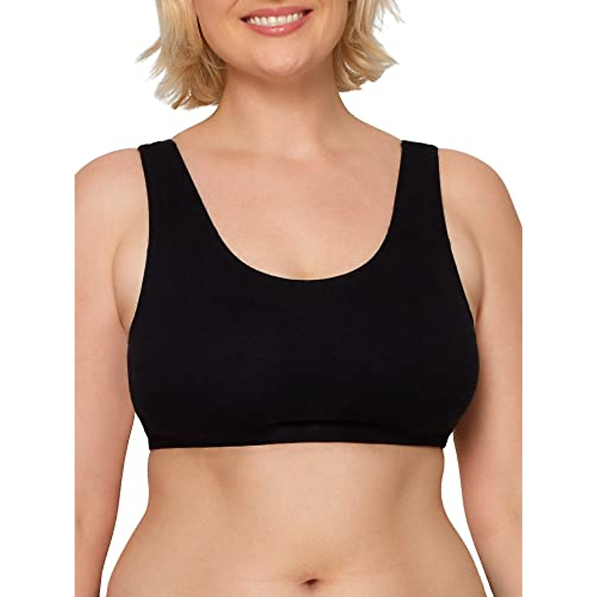Fruit of the Loom Women's Built Up Tank Style Sports Bra Value Pack, Black/Heather Grey/Sand/White