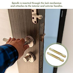 SyunsXoon Door Handle Spindle 3-3/4 inch Long Spare Patio Door Spindle Bar Replacement for Andersen Door Handle Parts 2579830