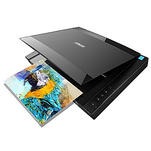 VIISAN 3240 A3 Large Format Flatbed Scanner, 2400 DPI, Scan 12"x 17" in 4 sec, Frameless, Auto-Scan, Document & Photo & Book Scanner, Design for Library, School and Soho. Supports Windows 11 & Mac