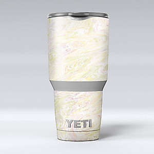 Design Skinz Slate Marble Surface V20 - Skin Decal Vinyl Wrap Kit Compatible with The Yeti Rambler Cooler Tumbler Cups