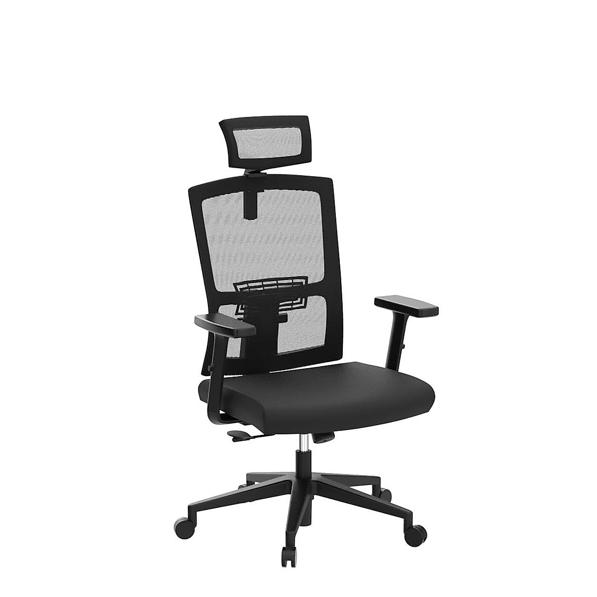 NOBLEWELL Office Chair Ergonomic Office Chair with Large Seat, Lumbar Support Computer Chair, Desk Chair with Adjustable Headrest, Armrest