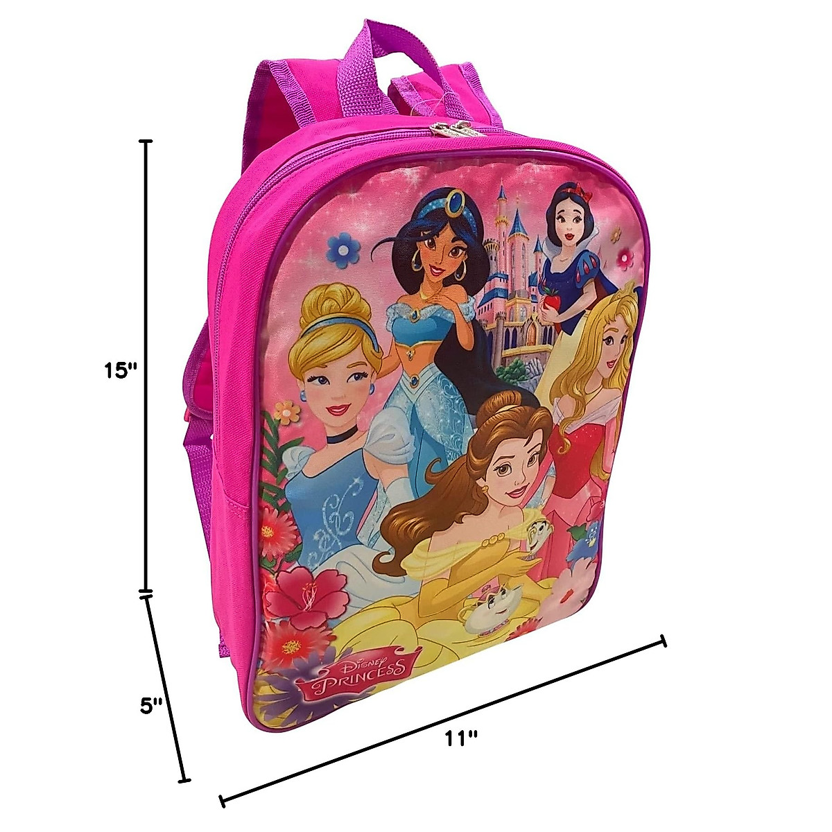 Ruz Princess Girl's 15" Backpack (Pink-Purple)
