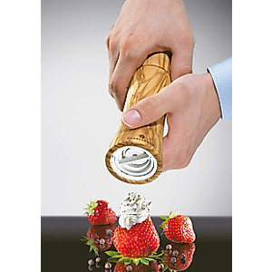 Zassenhaus "Frankfurt" Olive Wood Ceramic Pepper Mill