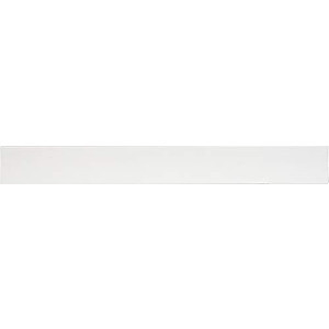 HIGH & MIGHTY 515651 Modern 18" Floating Shelf Holds up to 15lbs, Easy Tool-Free Dry Wall Installation, Flat, eCommerce Packaging, White