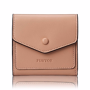 FT FUNTOR Small Leather Wallet for Women, Ladies Mini Wallet RFID Blocking Wallet for Women