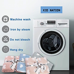 Kid Nation Baby Blankets for Girls Boys Toddler Double-Sided Heart Blanket,40"X 30"Soft Plush Crib Blanket Fluffy Baby Quilt Newborn Stroller Blanket,Prism Pink